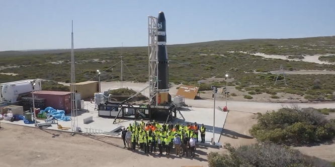 Rocket catches fire on SA launch pad - Australian Manufacturing Forum