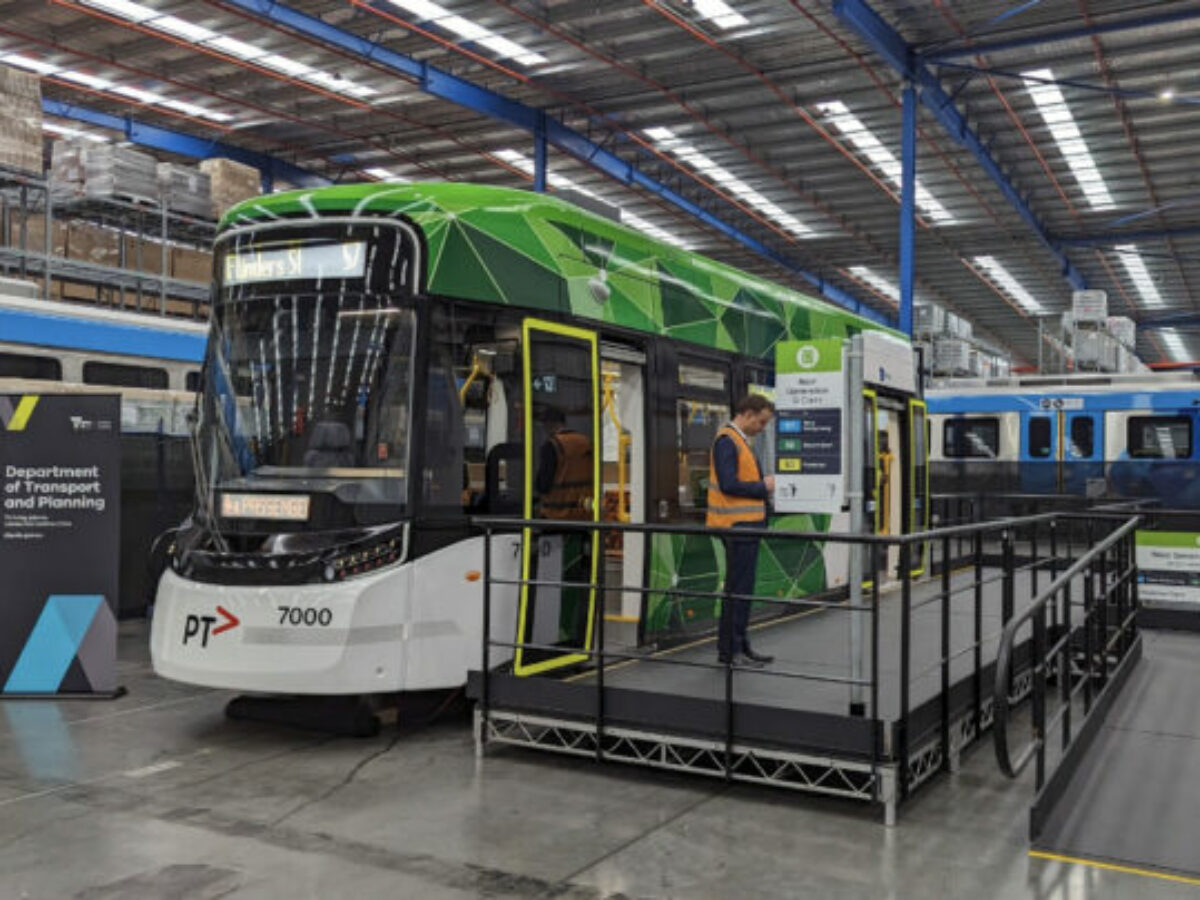 First look at upcoming trams to be made at Dandenong